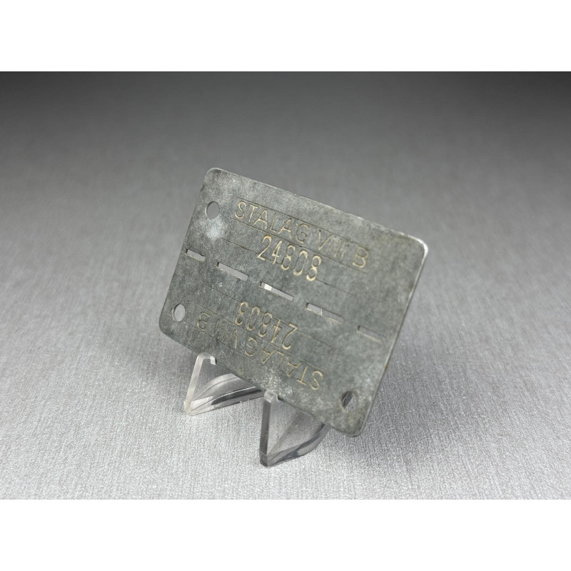 STALAG VIII B ID DOG TAG FOR A POW