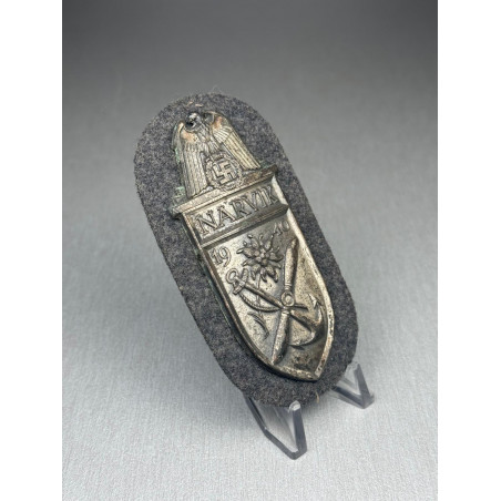 RARE "SILVER" LUFTWAFFE NARVIK CAMPAIGN SHIELD